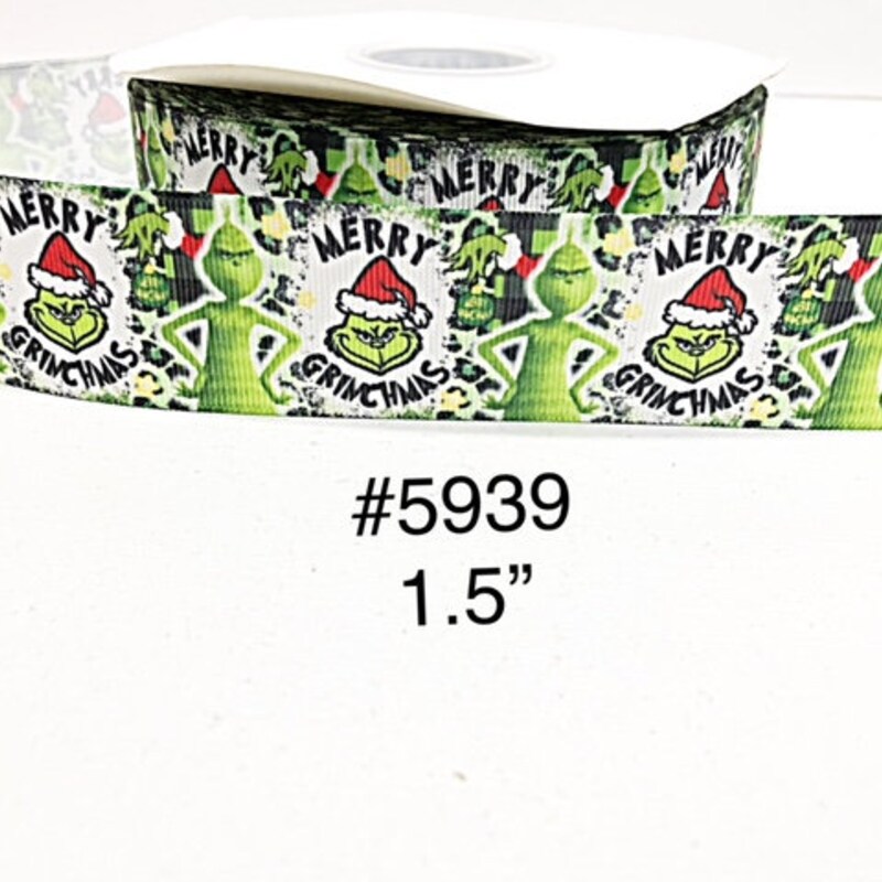 Grinch Ribbon - Etsy