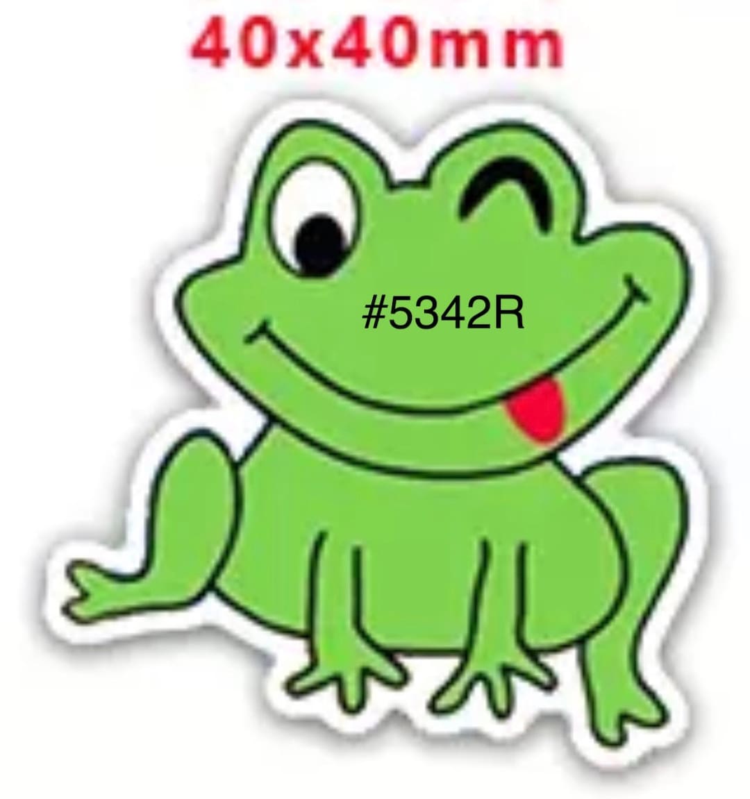 3 or 5 Pc Animal Cute Green Frog Winking Planar Resin Flat - Etsy