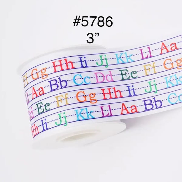 Alphabet Ribbon - Etsy