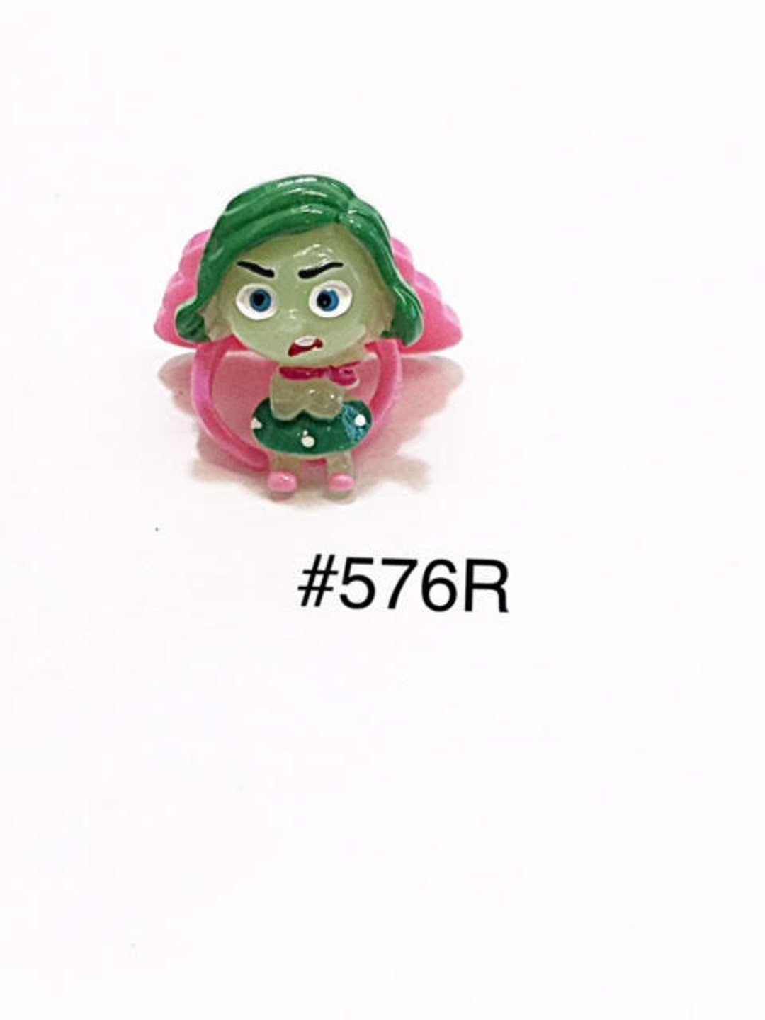 3 or 5 Pc Inside Out Disgust Full Body Resin Flat Back Cabochon Hair ...