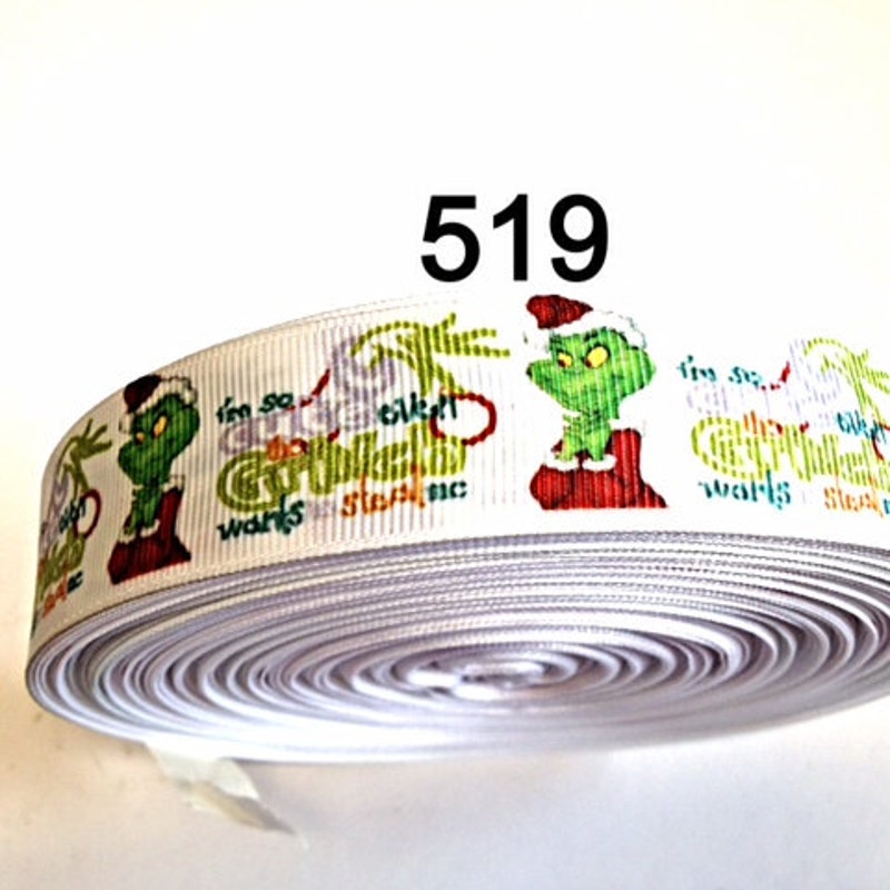 Grinch Ribbon - Etsy