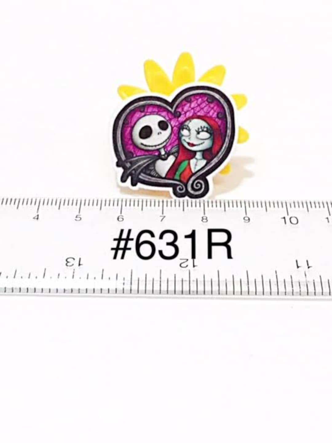 3 or 5 Pc Nightmare Before Christmas Jack and Sally Skull Heart Purple ...