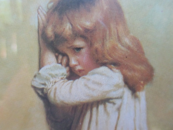 Girl Crying In Corner Drawing