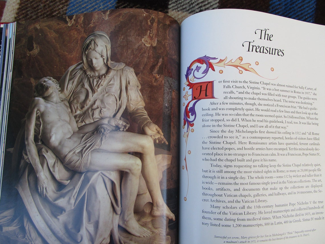 Vintage Book Inside the Vatican National Geographic Society. - Etsy