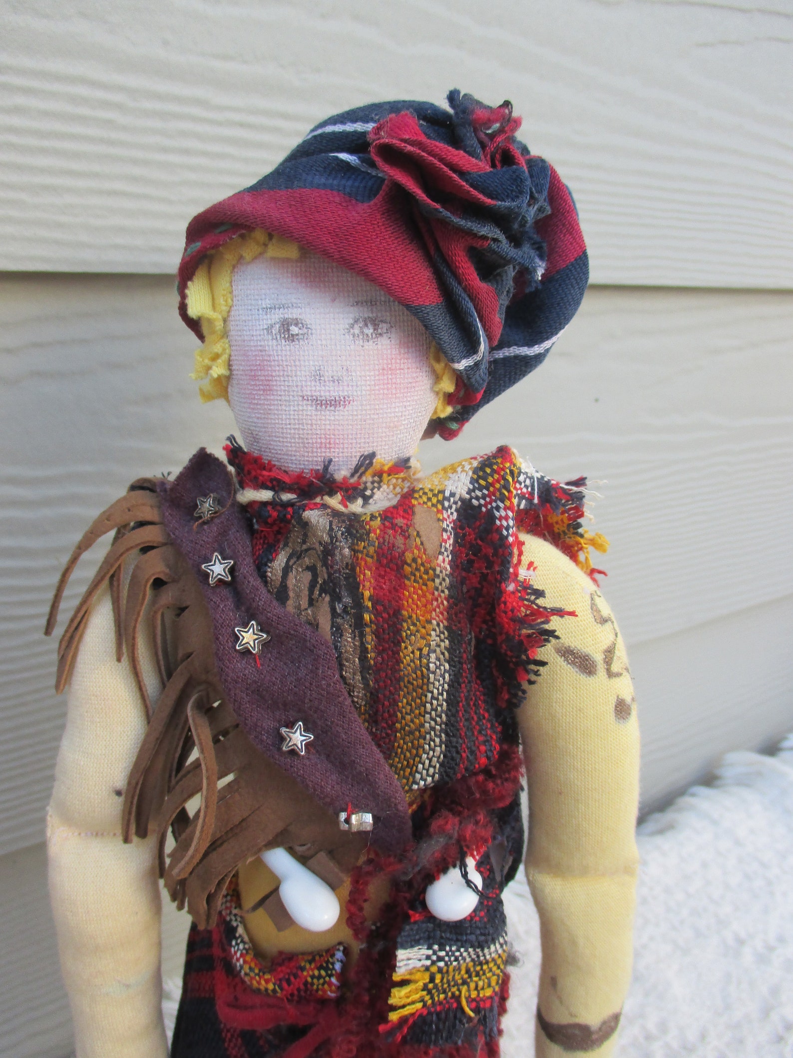 Little Handmade Scottish Doll With Kilt Handmade With 100% | Etsy