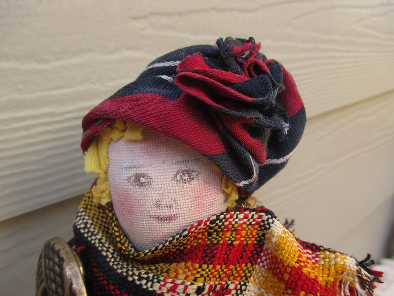Little Handmade Scottish Doll With Kilt Handmade With 100% | Etsy