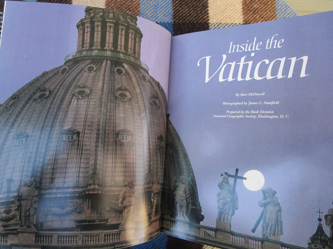 Vintage Book Inside the Vatican National Geographic Society. - Etsy