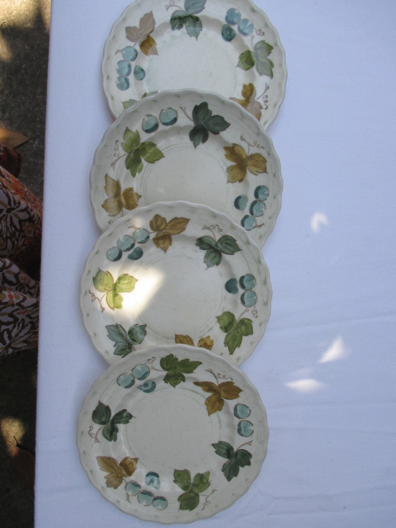 Vintage Vernonware Metlox Vineyard Pattern Sugar Bowl to | Etsy