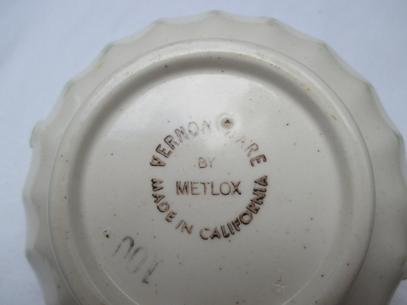 Vintage Vernonware Metlox Vineyard Pattern Sugar Bowl to - Etsy