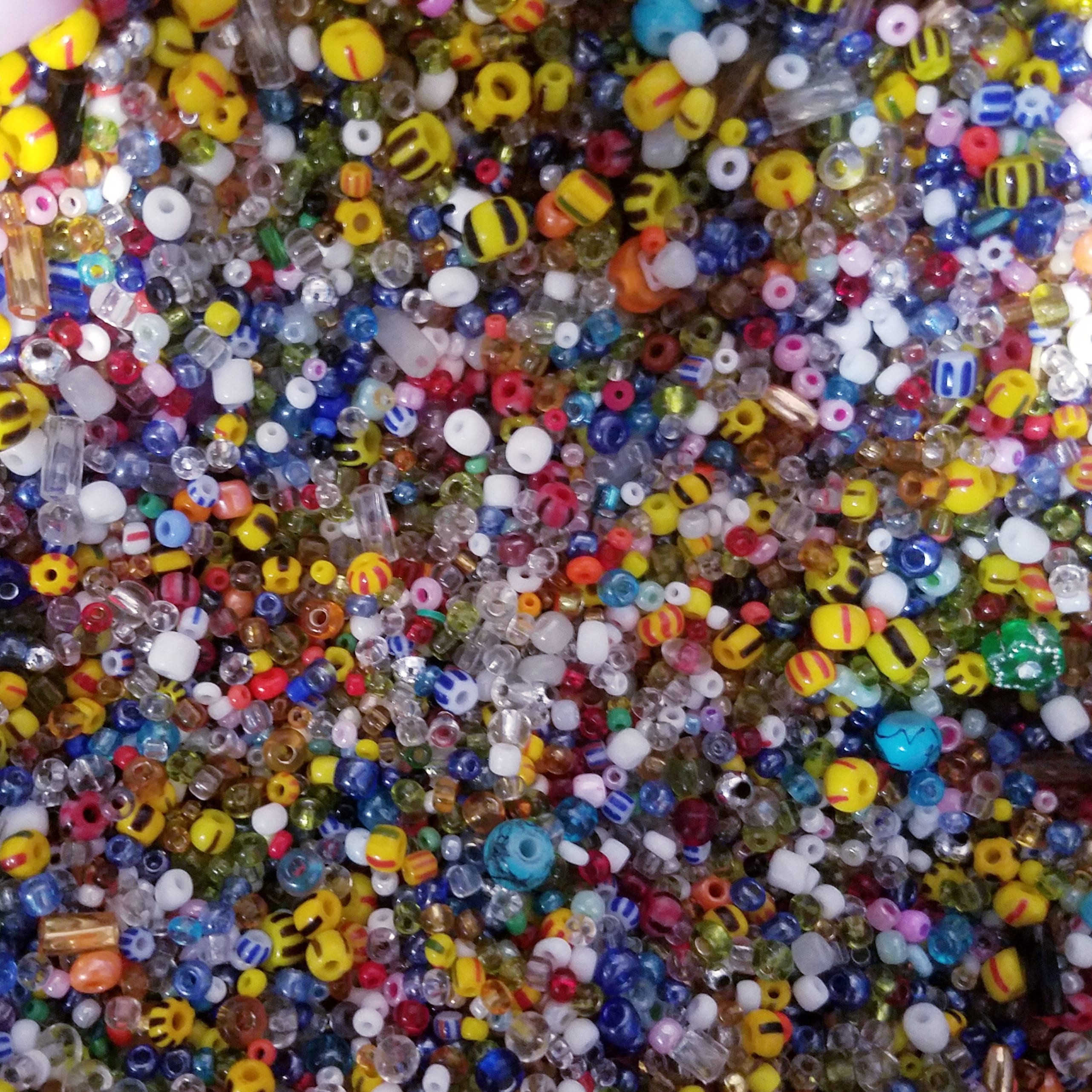 Loose Mixed Multicolored Beads Variety of Sizes 2 Oz. Bag - Etsy