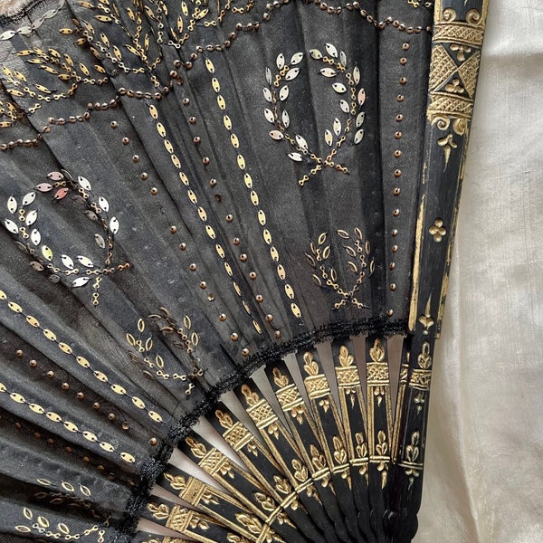 Antique Hand Fan - Etsy