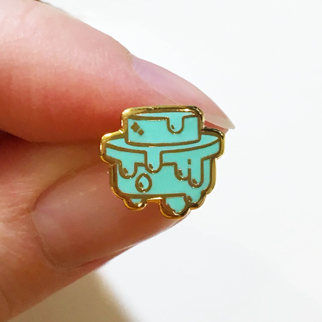 Pastel Mini Enamel Pins · Building Block Shaped · "smallies" · Shiny ...