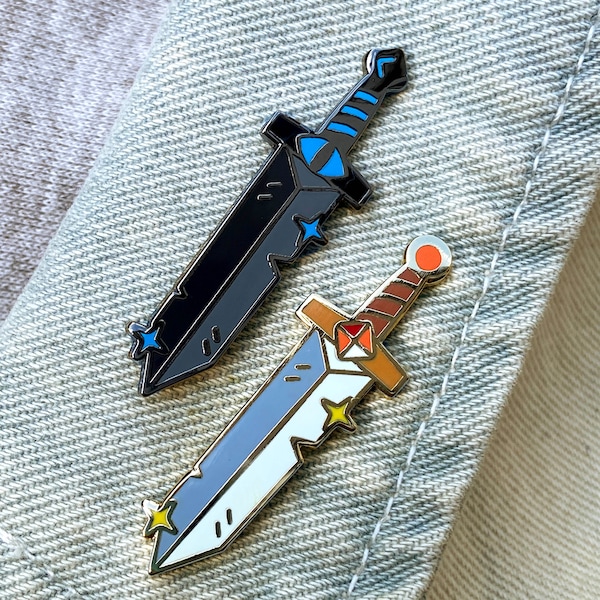 Sword Enamel Pin - Etsy