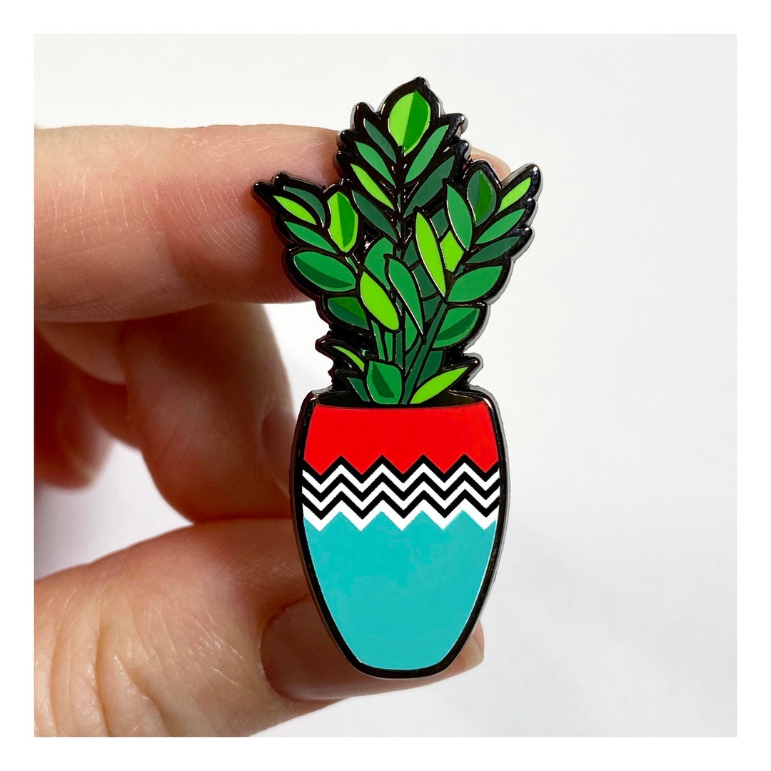 ZZ Plant Enamel Pin · A House Plant Party Design · Plant Parent Lapel ...