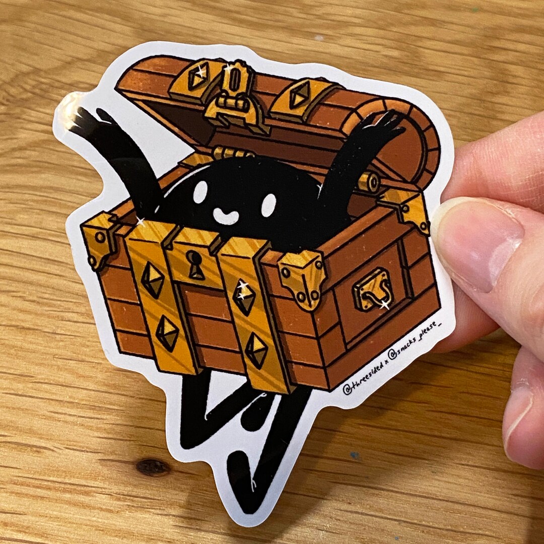 Friendly Mimic - RPG/TTRPG Bestiary Enemy - Vinyl Shiny Waterproof ...