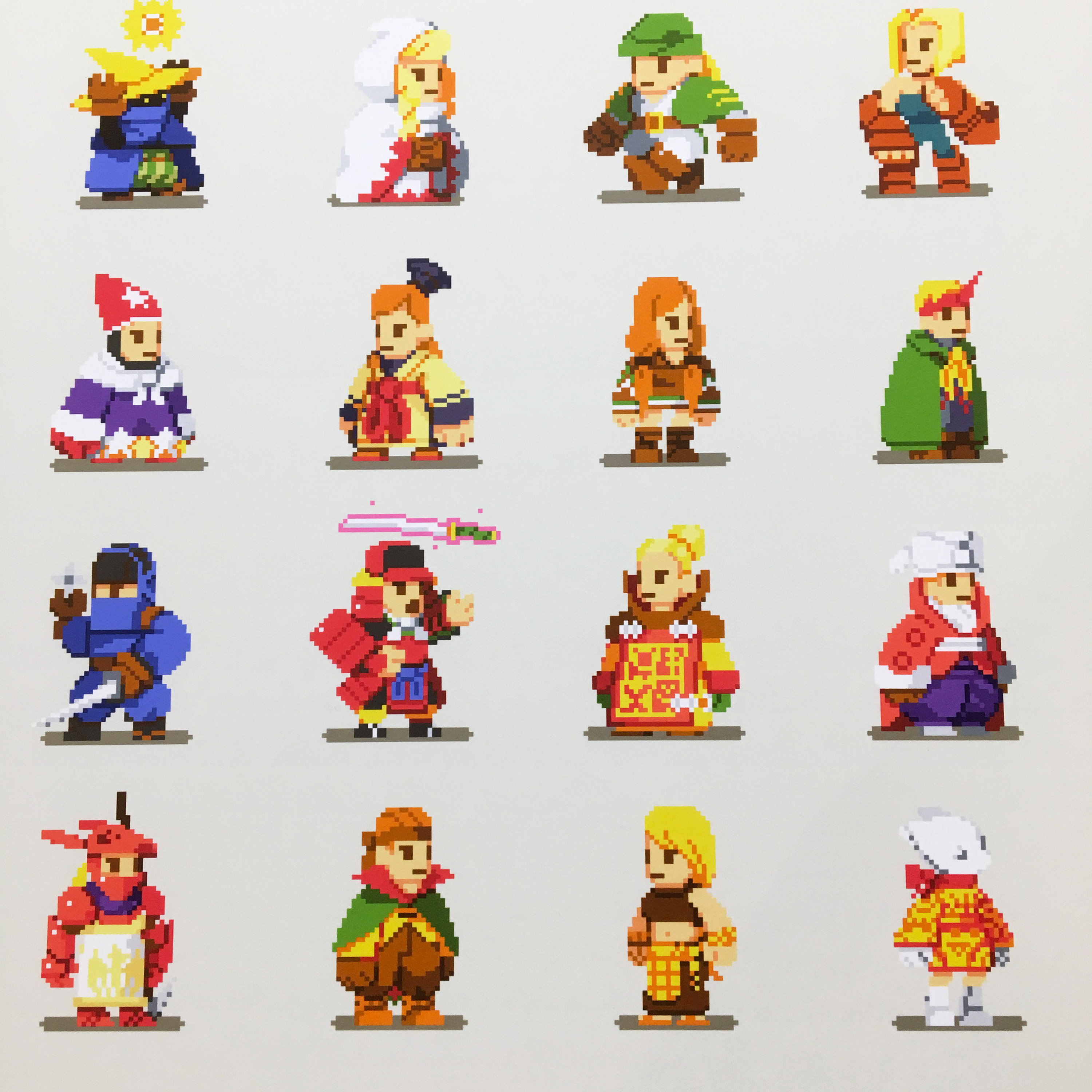 Tactics Classes Pixel Art Sprite Sheet Rpg Job Classes Etsy Uk
