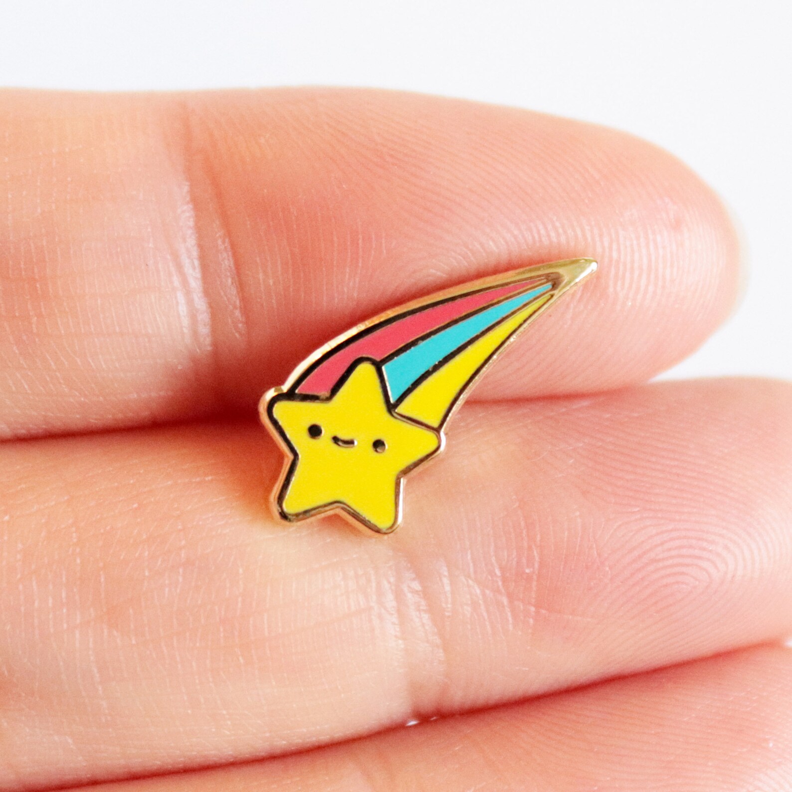 Mini Shooting Star Enamel Pin · A Lil Buddies Pin · Original Characters ...