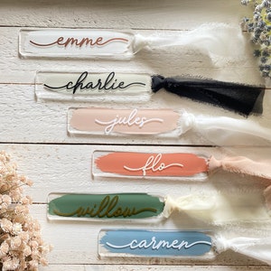 Personalized Acrylic Bookmark Custom Page Marker Booklover Gift - Etsy