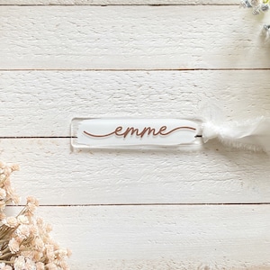 Personalized Acrylic Bookmark Custom Page Marker Booklover Gift - Etsy