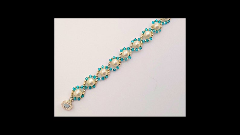Easy Beaded Bracelet Pattern: Beginner DIY Jewelry (PDF Pattern) - Etsy