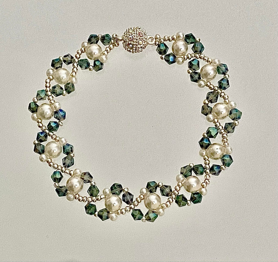 Easy Beaded Bracelet Pattern: Beginner DIY Jewelry (digital Download ...