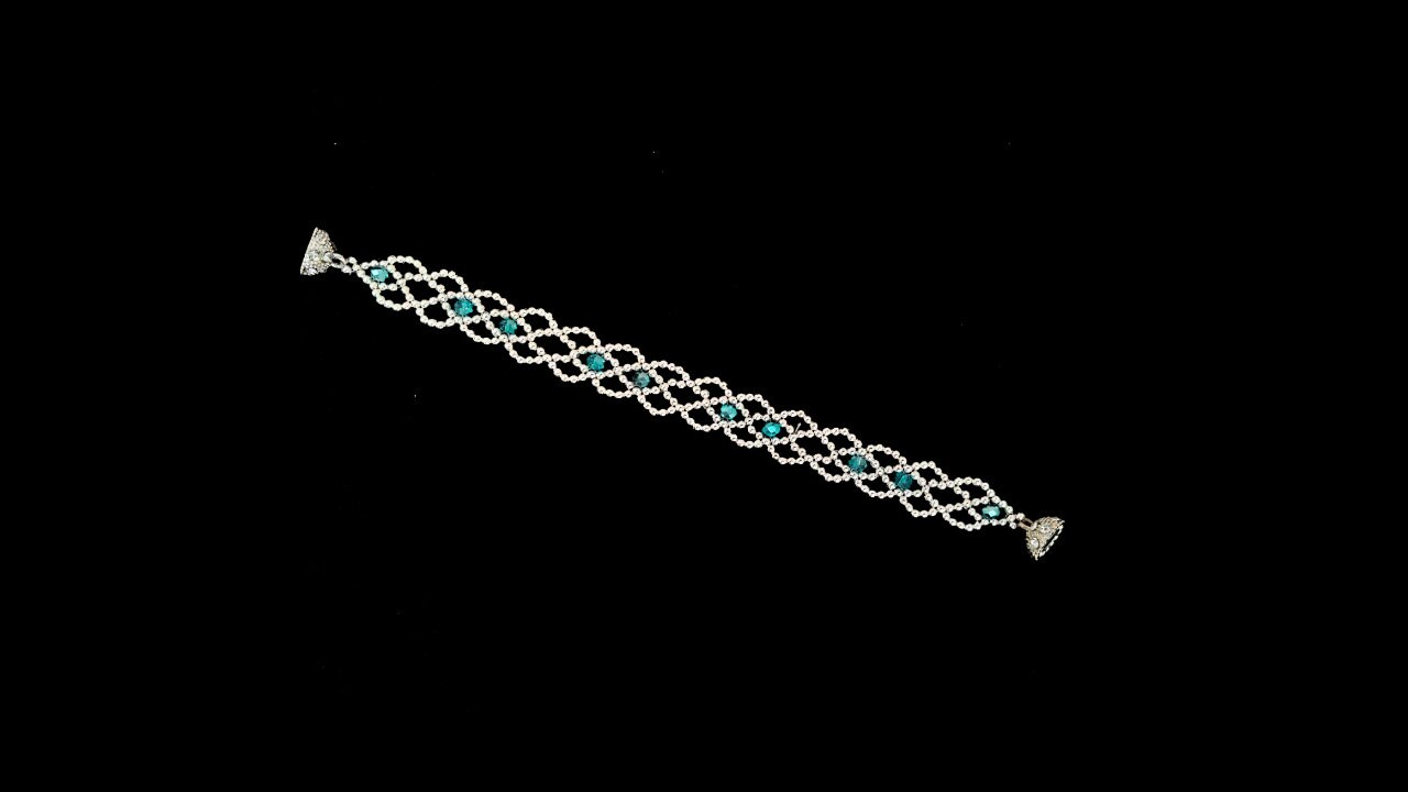 Lace Beaded Bracelet Pattern: DIY Jewelry Tutorial (digital Download ...