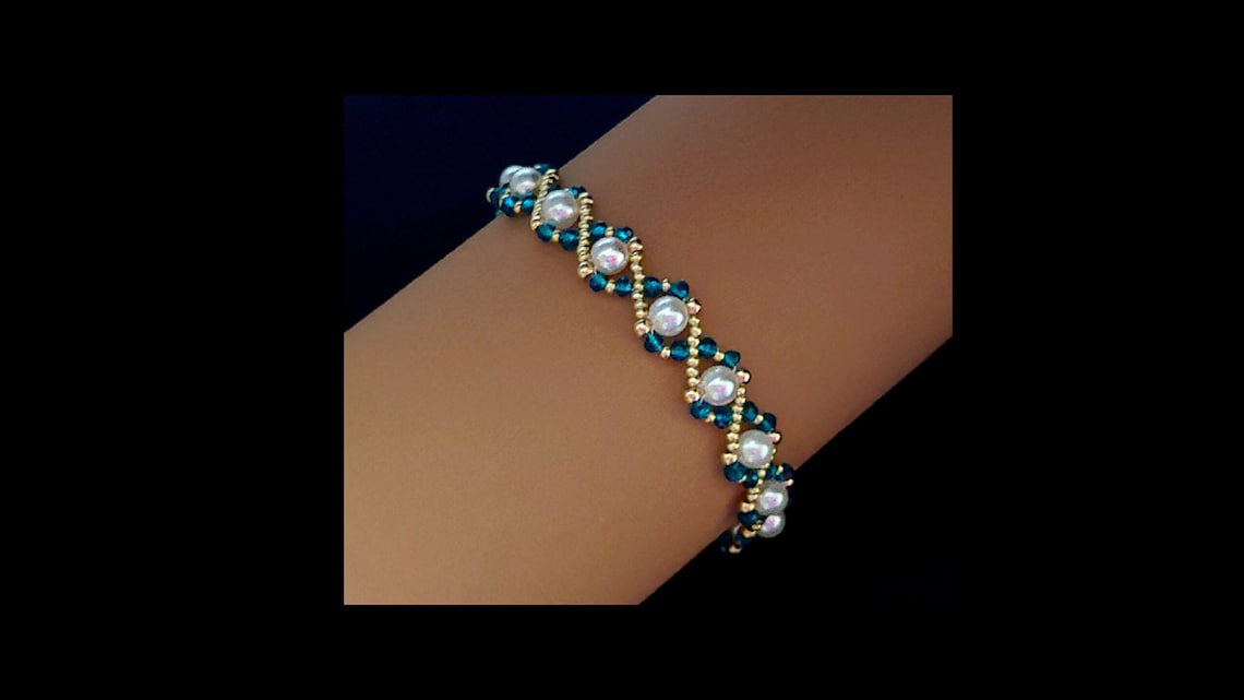 Women Bracelet Pattern. Step by Step Bracelet Tutorial With ...
