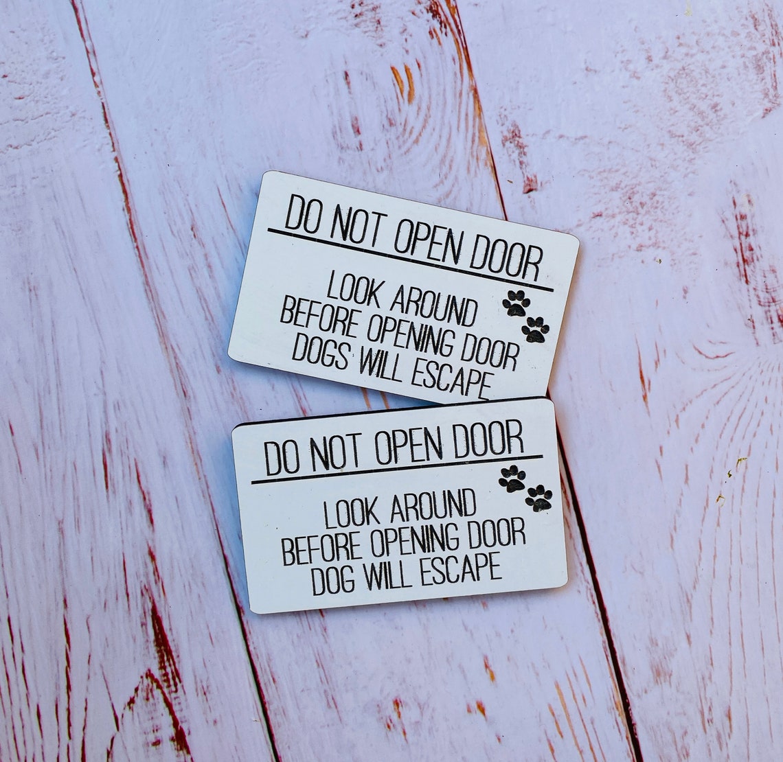 Do Not Open Door Sign Door Sign Dog Sign Cat Sign Pet | Etsy