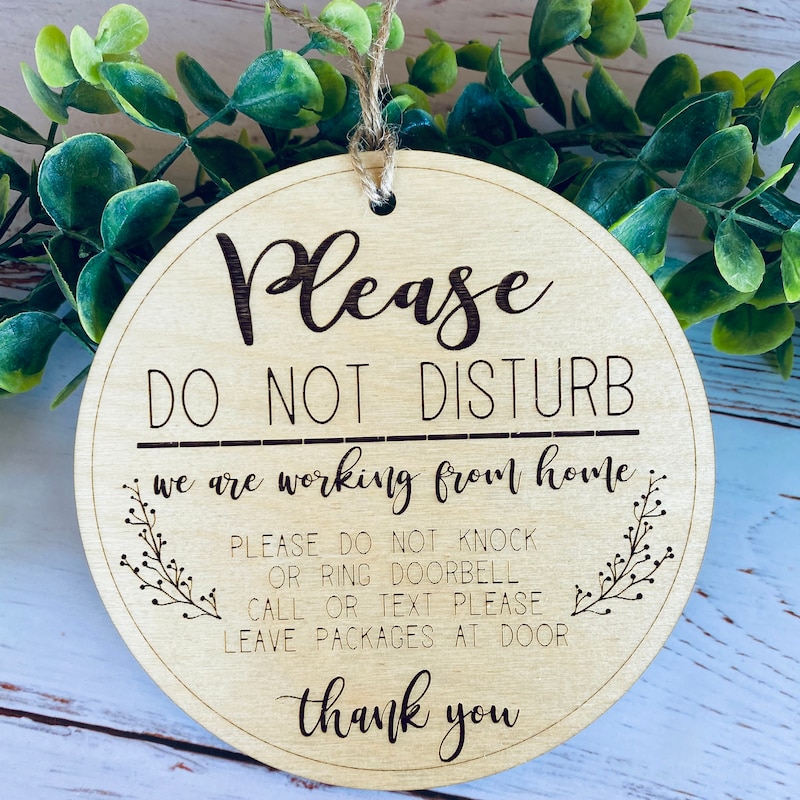 Do Not Leave Sign - Etsy