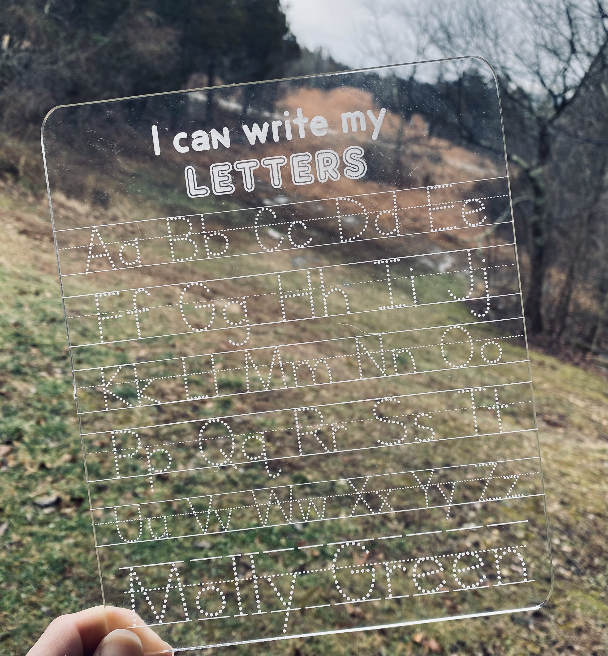 Personalized Trace Your Letters, Trace Your Numbers, Learn to Write ...