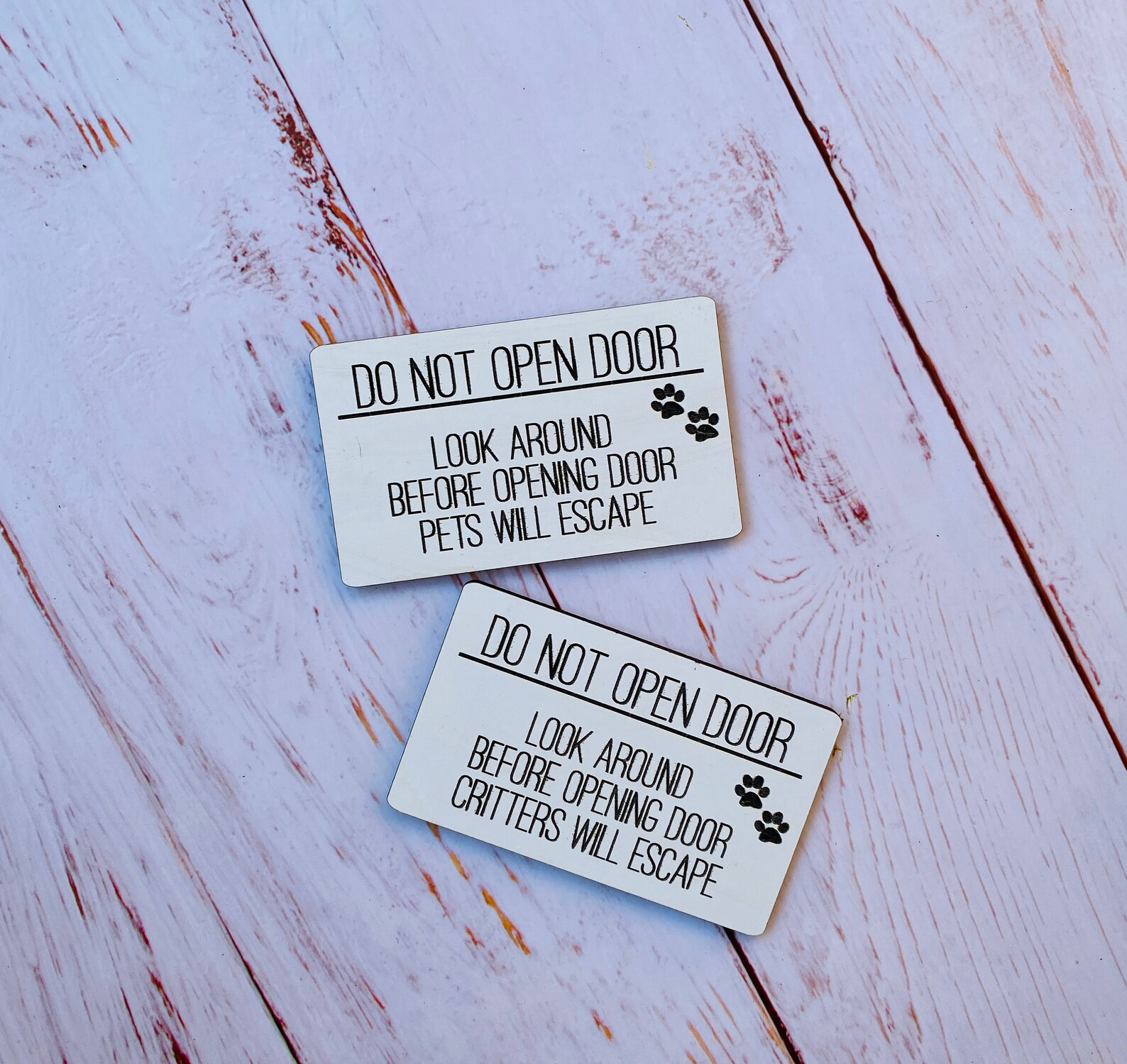 Do Not Open Door Sign Door Sign Dog Sign Cat Sign Pet - Etsy