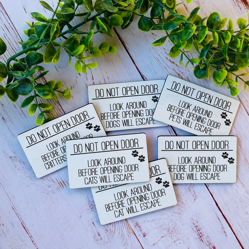 Please Do Not Close the Door Sign - Etsy