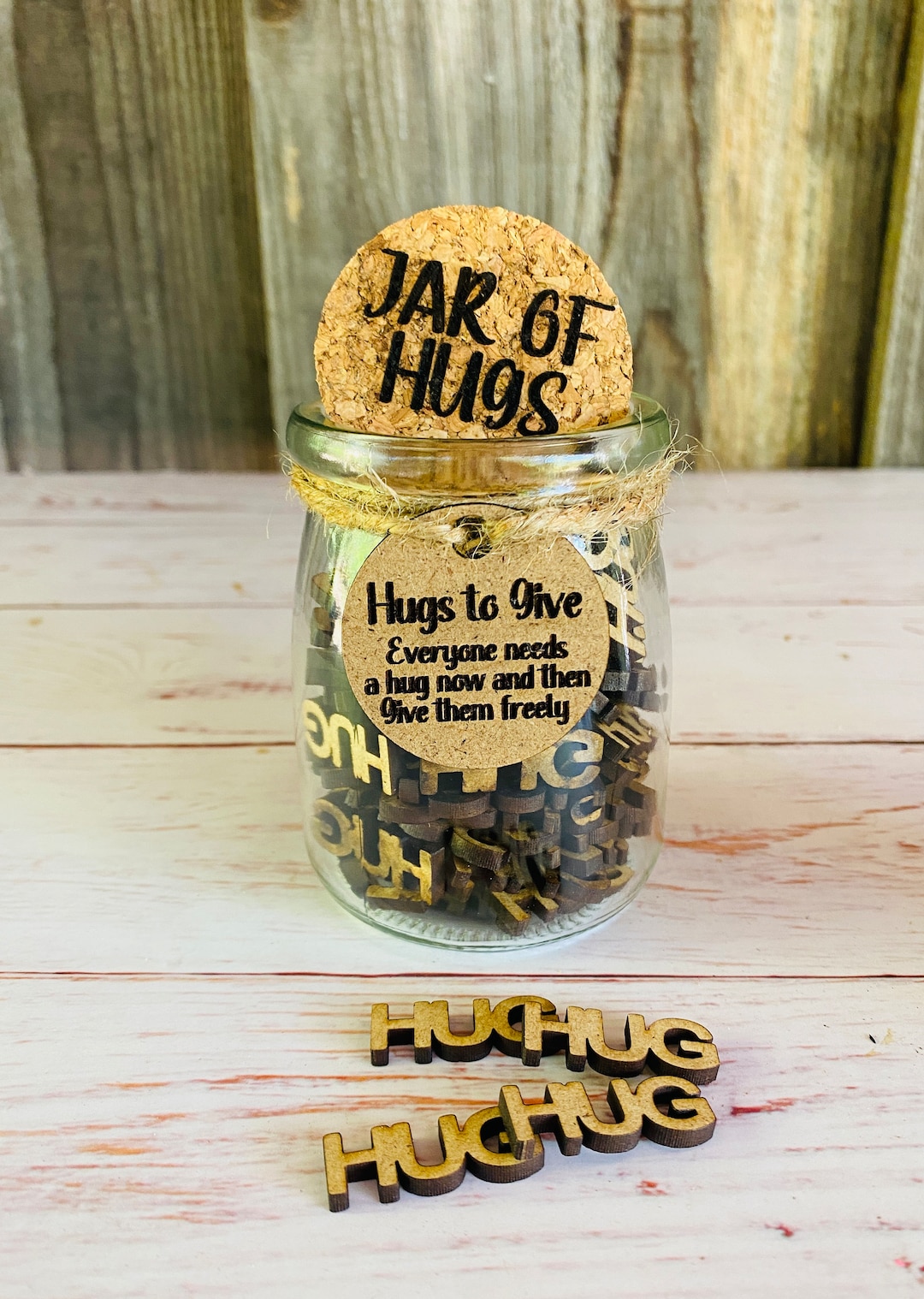 Jar of Hugs, Hugs, Encouragement Gift, Mental Health Gift, Hug, Love ...