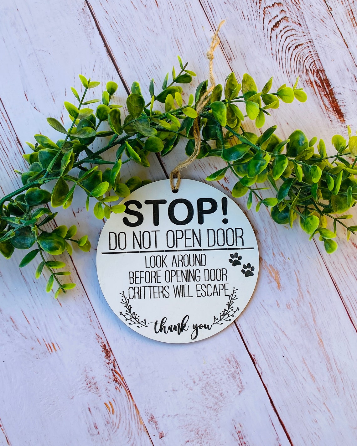 Pet Sign Do Not Open Door Sign Door Hanger Sign Dog Sign - Etsy