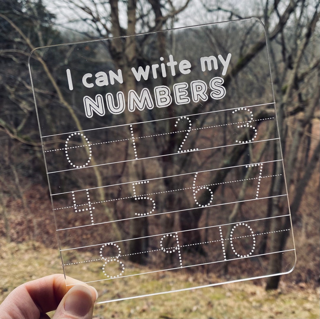 Personalized Trace Your Letters, Trace Your Numbers, Learn to Write ...