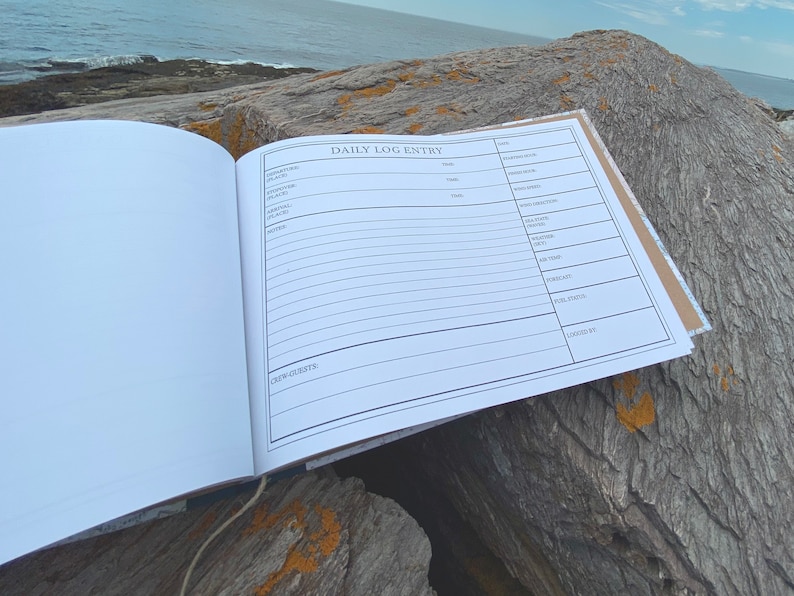 Custom Sailing Log Book - Etsy