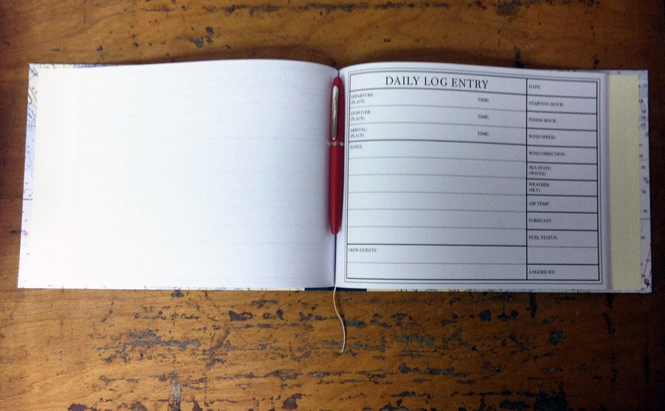 Custom Sailing Log Book - Etsy