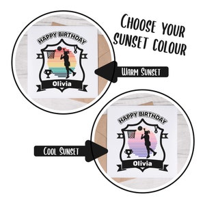 Personalised Netball Card - Happy Birthday Card for Netball Sports Fans ...