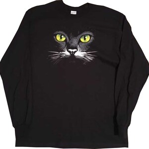 Cat Face T Shirt, Green Eye Cat,sweatshirt, Hoodie Available on Request ...