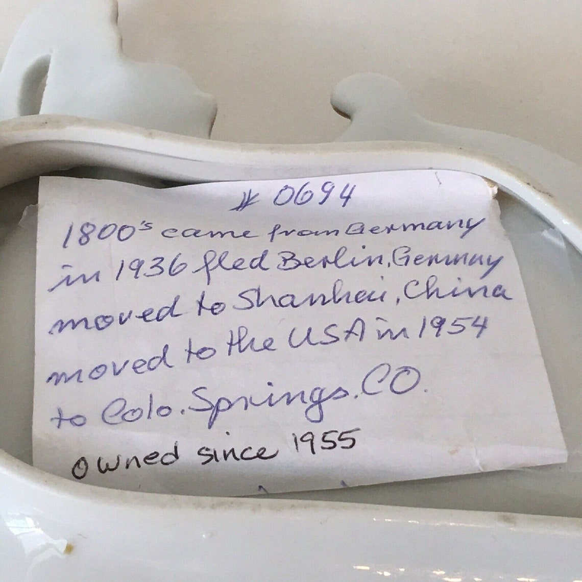 Antique German Nappy Dish Lemon Server Handle Bowl Leaf - Etsy