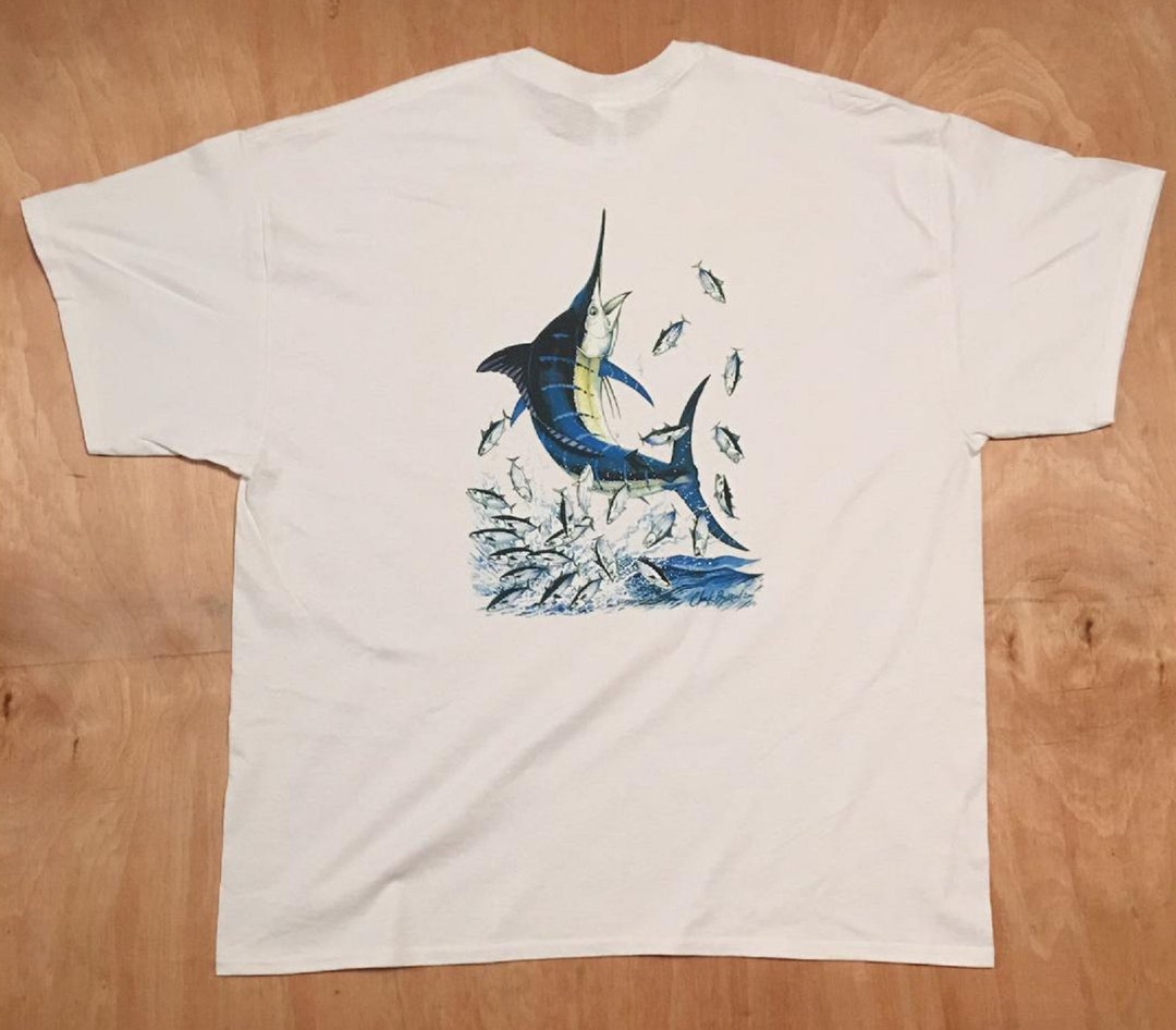 Blue Marlin T Shirt, Fish Fishing (sweatshirt, Hoodie Available on ...