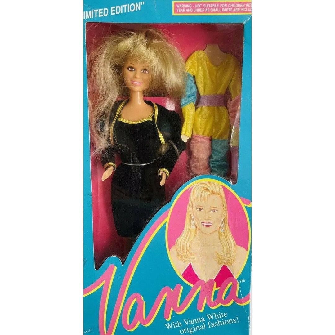 Vintage Doll Vanna White Collectible 1990 #002 HSC 11" W/ Accessories ...