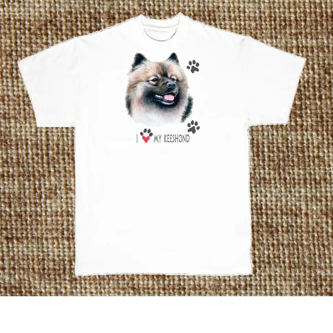 Keeshond T Shirt, I Love My Keeshond, (sweatshirt, Hoodie Available on ...