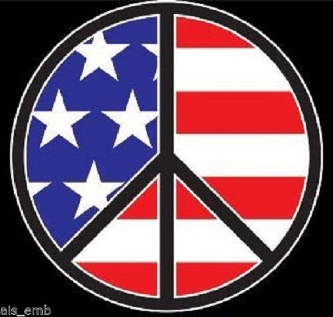 Peace Sign T Shirt, Patriotic US Flag Peace Symbol sweatshirt, Hoodie ...