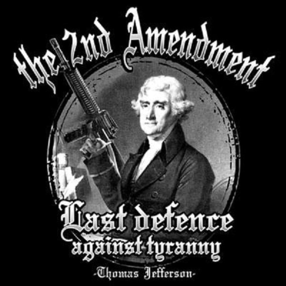 2nd Amendment Shirt Last Defense Against Tyranny - Etsy