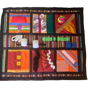 Fidget Mat Sensory Fiddle Quilt Alzheimer's Dementia Stroke Rehab ...