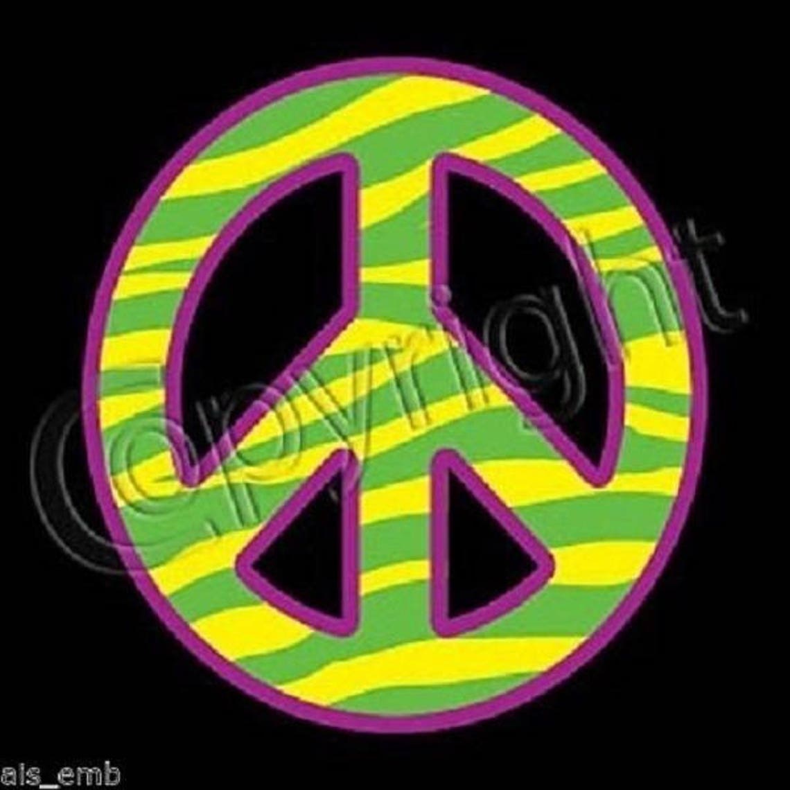 Peace Sign T Shirt Tiger Stripe Peace Symbol sweatshirt - Etsy