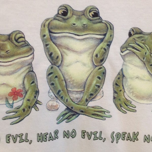 Frogs Hear No Evil Speak No Evil See No Evil - Etsy