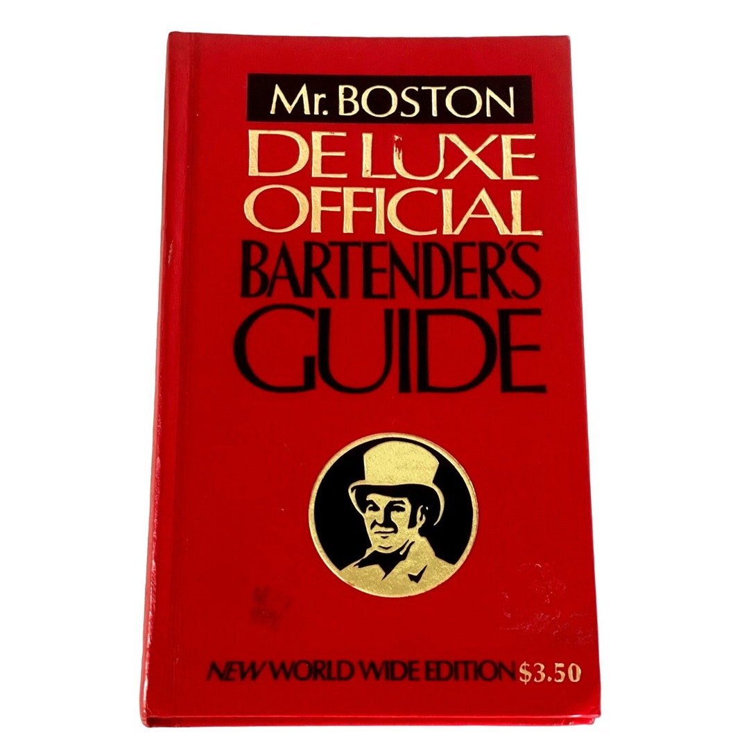 Mr Boston Deluxe Official Bartender's Guide New World Edition Hardback 1979 - Etsy
