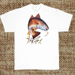 Redfish T Shirt, Fish Fishing Shirt, (sweatshirt, Hoodie Available on ...